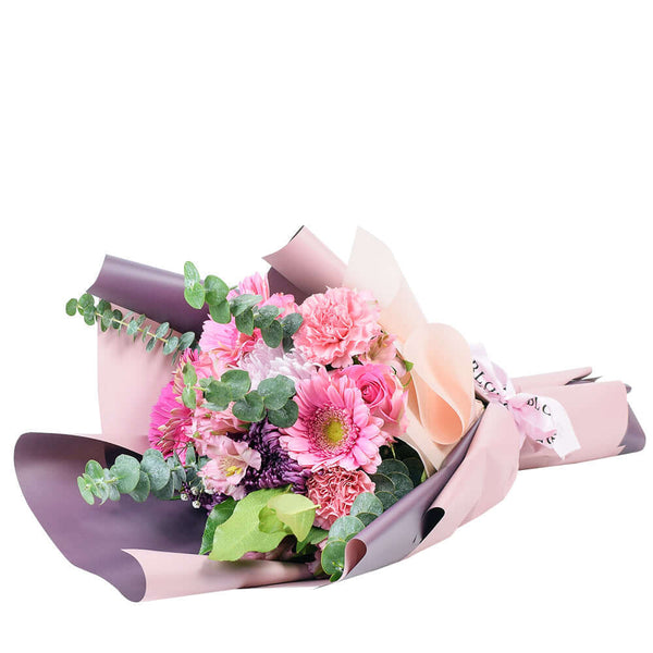 Pretty in Pink Mixed Flower Bouquet - floral gift baskets - Los Angeles ...