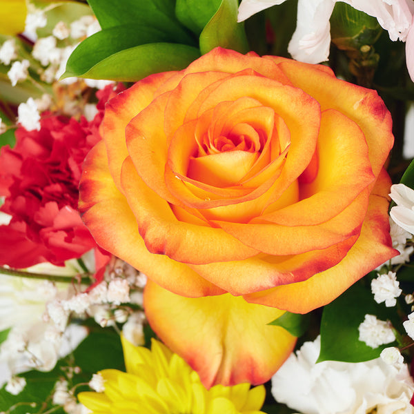 Bountiful Mixed Rose Arrangement – Floral Gifts – Los Angeles delivery ...