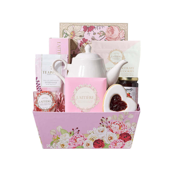 Sweet Treats & Tea Gift Tray – Gourmet Gifts – Los Angeles Blooms - LOS ...